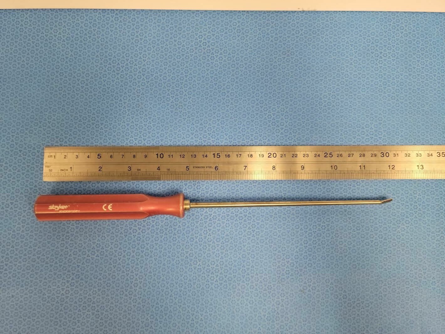 Stryker 3910-500-450 Surgical 12" Endoscopy Downwards Bone Rasp | eBay