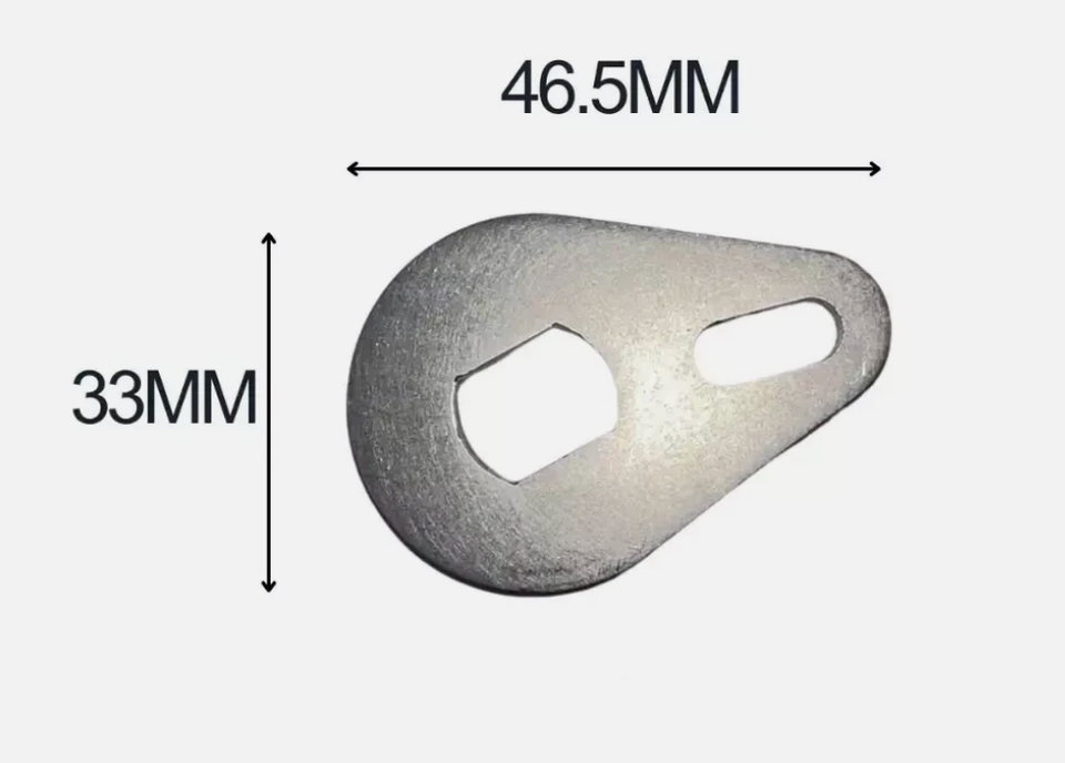 2 x E Bike Torque Arm Universal Carrera Stainless 5mm M14 Thick High ...