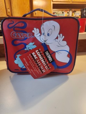 RARE VINTAGE CASPER THE FRIENDLY GHOST VINYL LUNCHBOX w/ THERMOS! | eBay