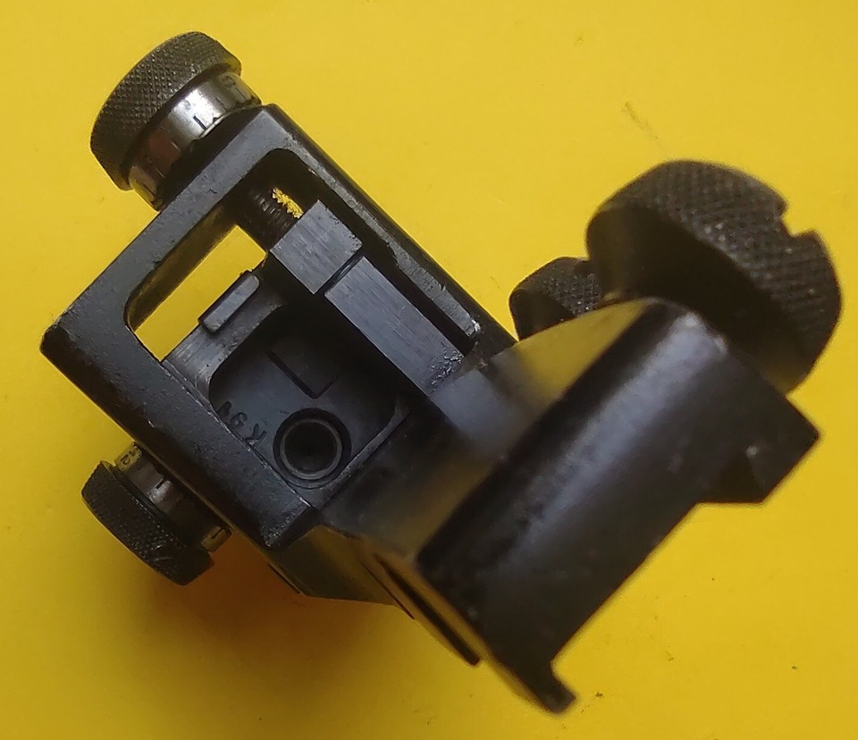 Rear diopter iris aperture receiver micrometer Peep URAL CM sight ...