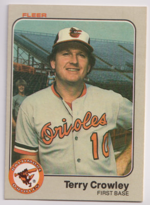 1983 Fleer #55 Terry Crowley Baltimore Orioles | eBay