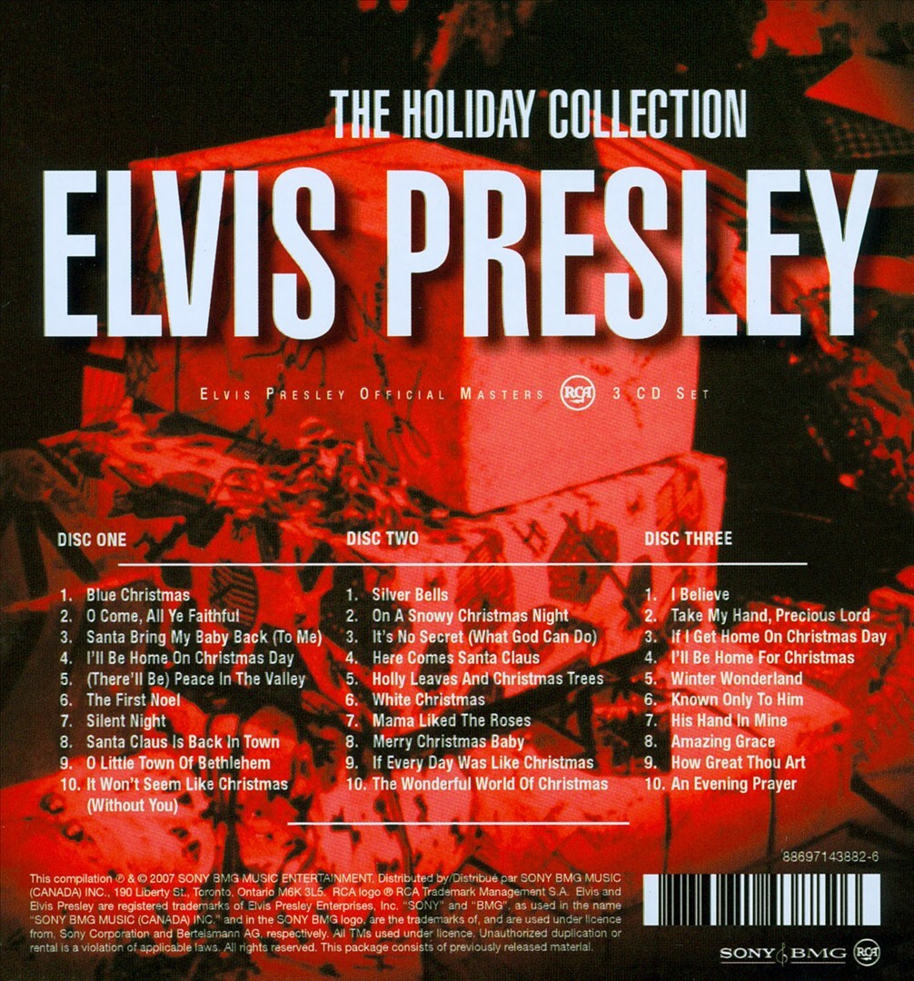 ELVIS PRESLEY - THE HOLIDAY COLLECTION NEW CD 886971438826| eBay