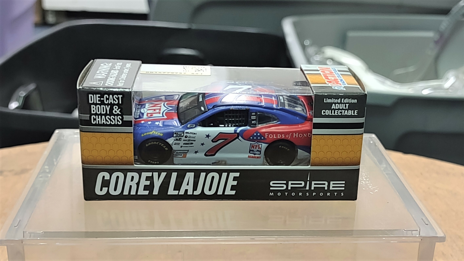 2021 Action Racing 1:64 Corey Lajoie #7 NFL Alumni/Folds Of Honor ...