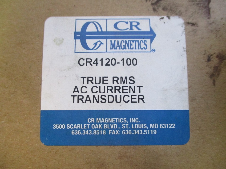 NEW CR MAGNETICS TRUE RMS AC CURRENT TRANSDUCER CR1420-100 | eBay