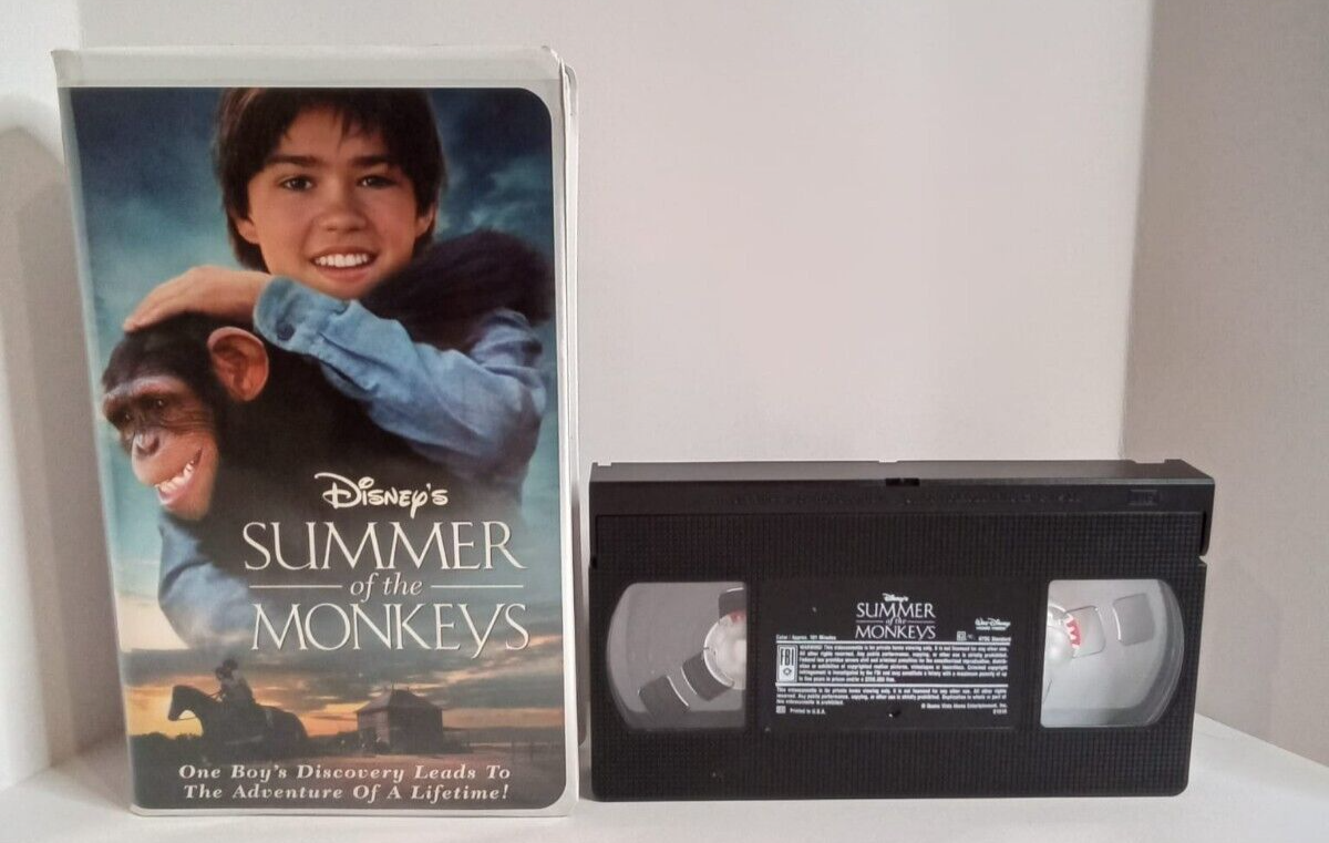 Disney's Summer of the Monkeys - VHS, 1998 - Clamshell Cover | eBay