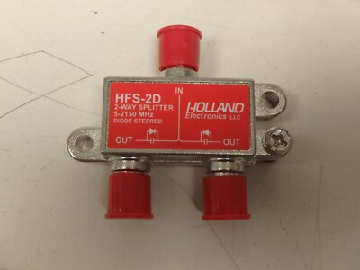 HFS-2D 2 way splitter Holland Electronics LLC | eBay