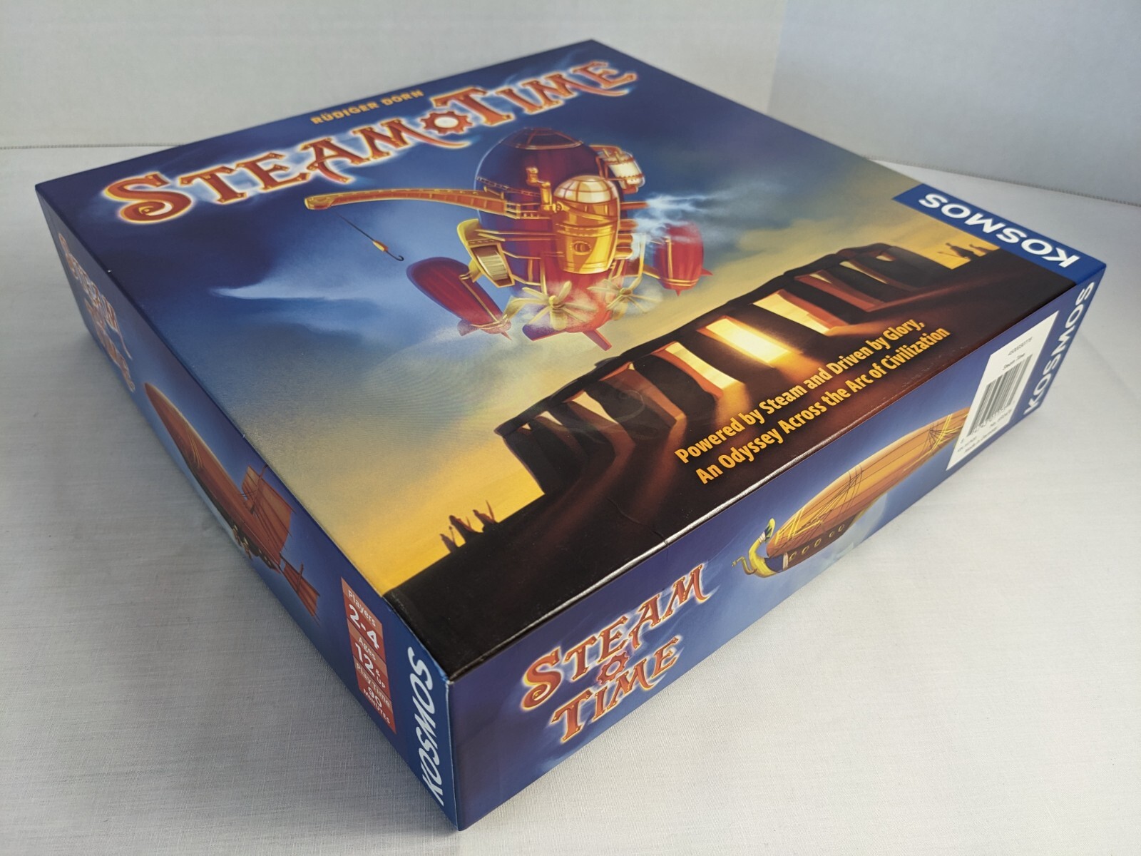STEAM TIME Steampunk Board Game 100% COMPLETE Kosmos Rudiger Dorn 2015 ...
