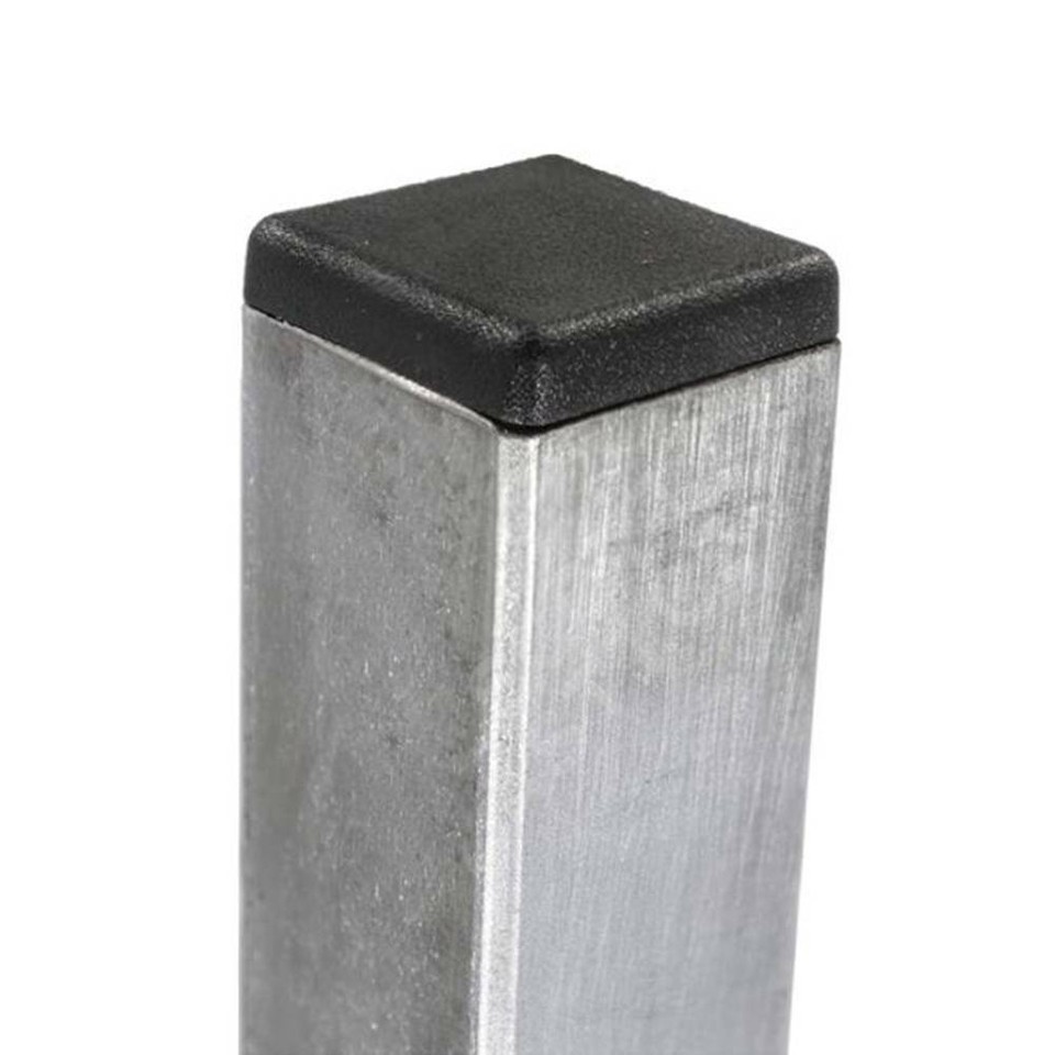 10PCS 1" Inch Square Plastic End Cap Tubing Hole Post Plug 1 inch 1x1 ...