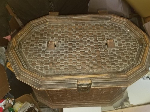 Lerner Sewing Box Plastic Vintage Craft Basket Weaving Hobby Sew ...