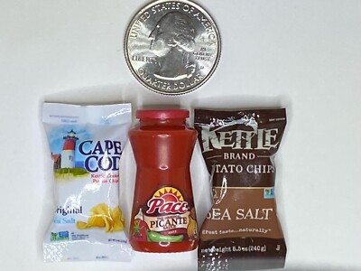 Kettle & Cape Cod Potato Chips & Picante Hot Sauce Zuru Mini Brands ...
