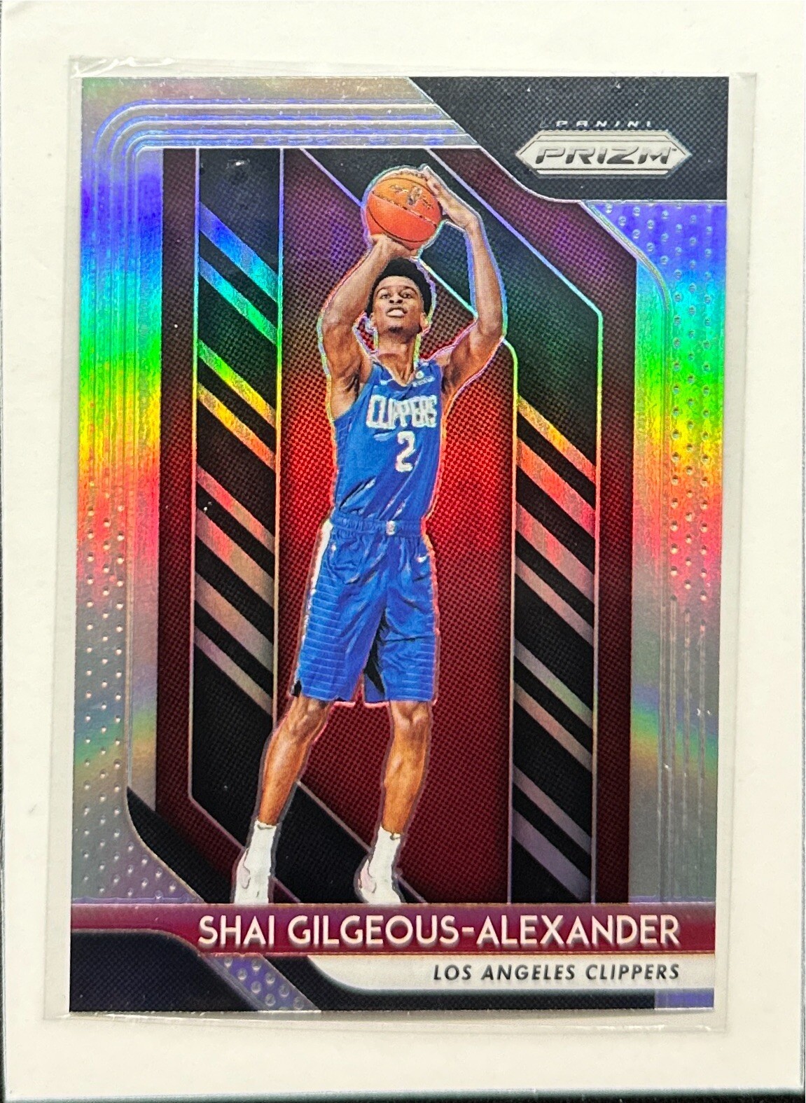 2018-19 Prizm Shai Gilgeous-Alexander Silver Prizm Rookie RC #184 ...