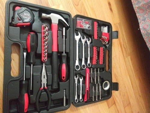 Car Tools Essentials 148 Piece Automotive and Household Tool Set DIY ...