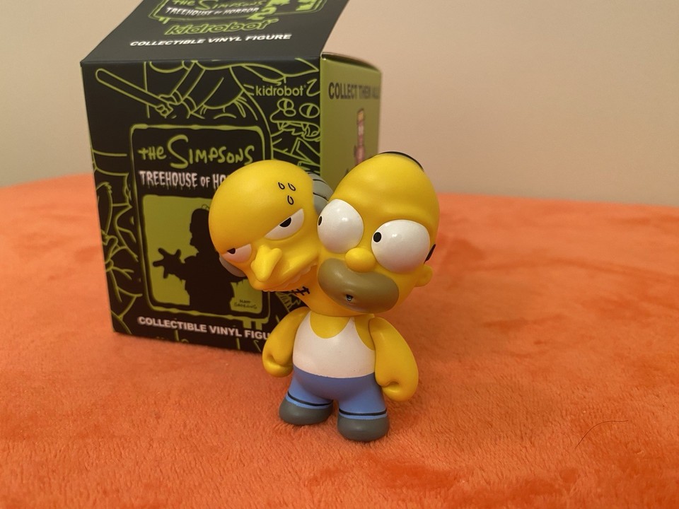 Kidrobot Simpsons Treehouse Of Horror Series 2 Homer Mr Burns Two ...