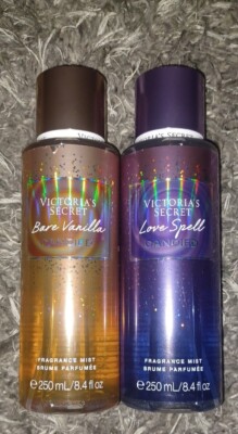 2 VS Candied body mist Set BRAND NEW Love Spell & Bare Vanilla | eBay