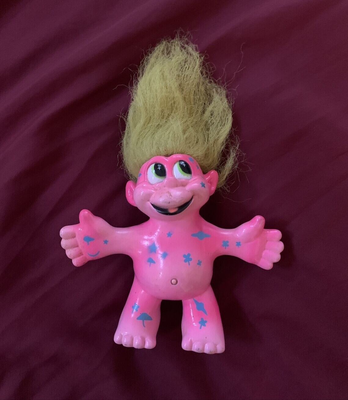 Vintage Troll Trend master Inc. Land of the Doll Hot Pink w/Decals ...