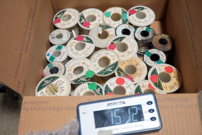 Approx. 15 lbs. Gross Lead Free Solder Rolls **SCRAP** | eBay