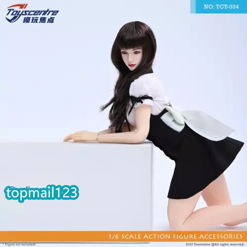 1/6 TCT-034B Female Strap Skirt Bubble Sleeved Shirt Shoes For 12''PH TBL Figure | eBay