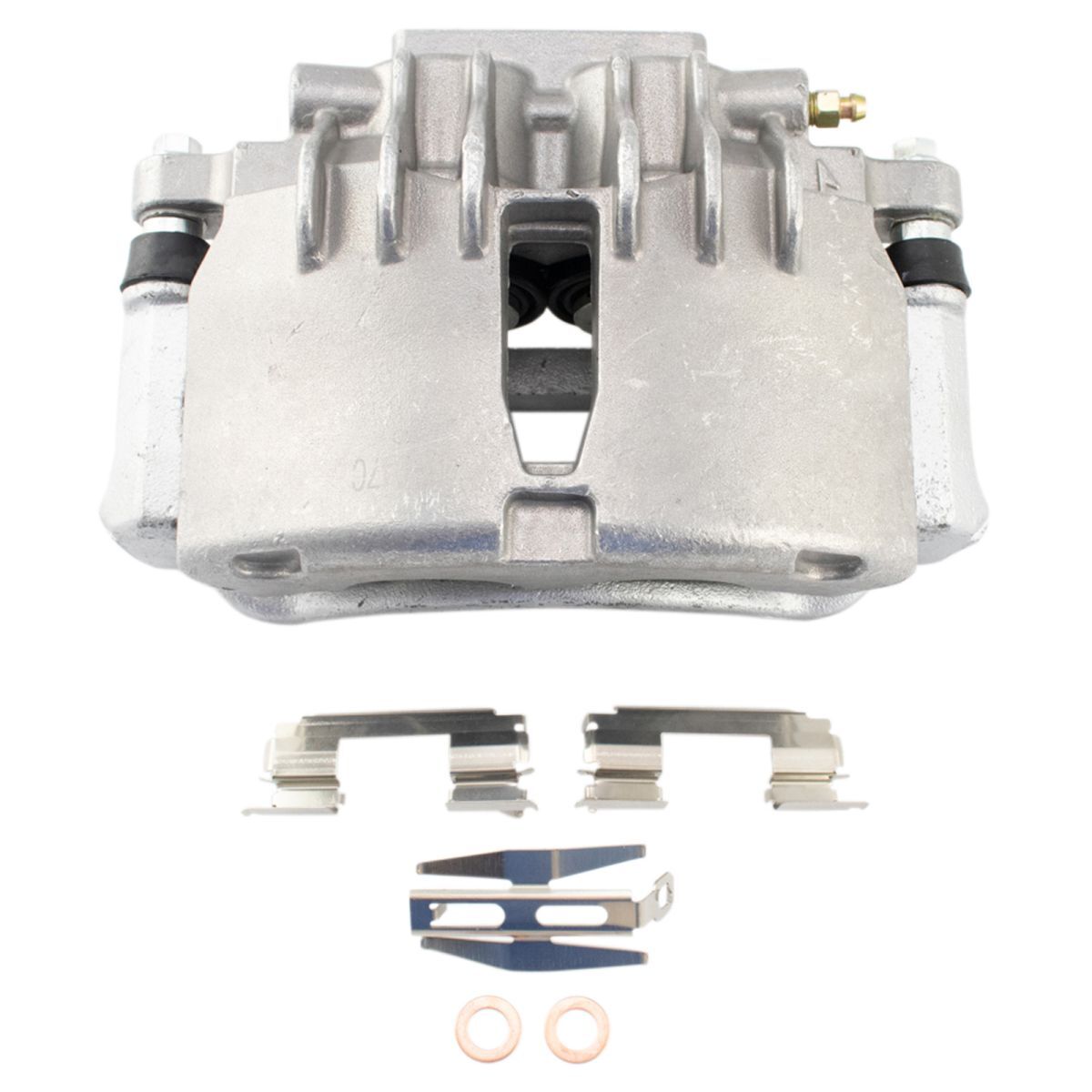 Front Metallic Brake Pad Performance Rotor & Caliper Kit for Ford ...