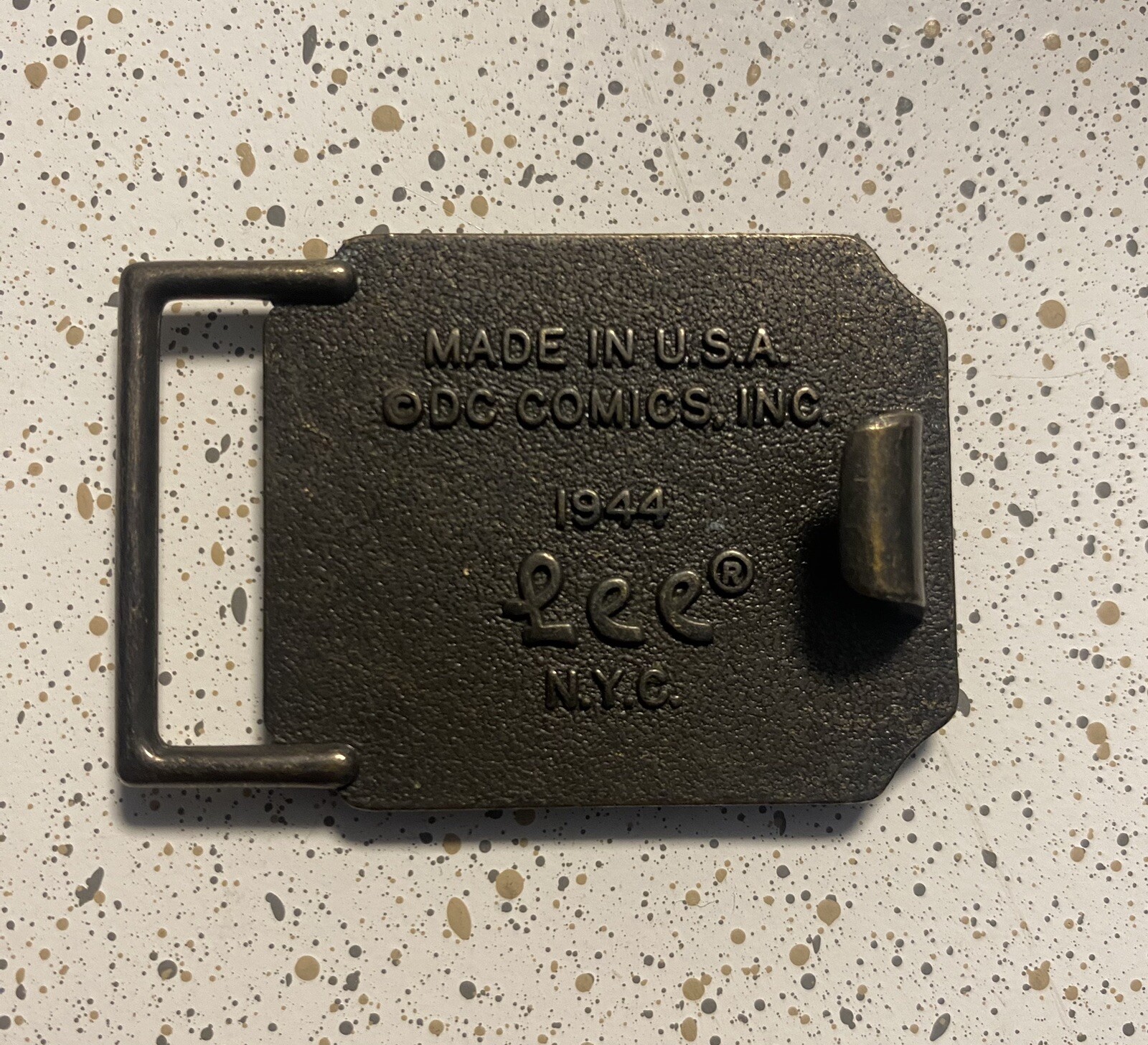 1944 DC Comics Superman Kids Belt Buckle MADE IN USA - Gem