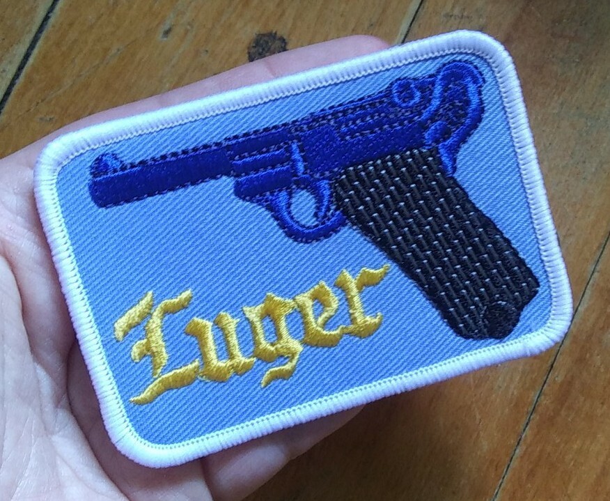 Embroidered German LUGER Handgun Pistol Sew On Patch | eBay
