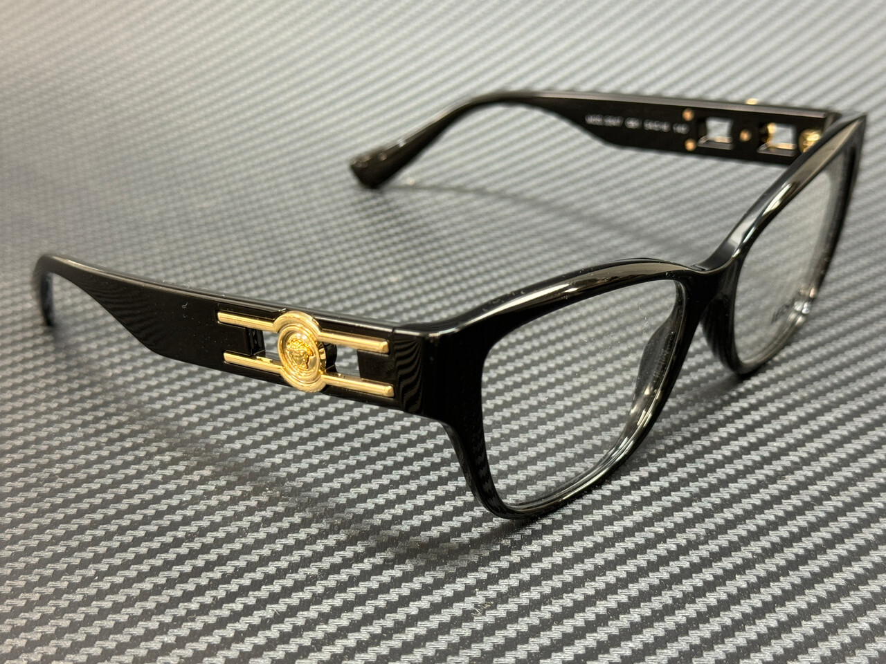 VERSACE VE3347 GB1 Black Gold Women's 54 mm Eyeglasses for sale online ...