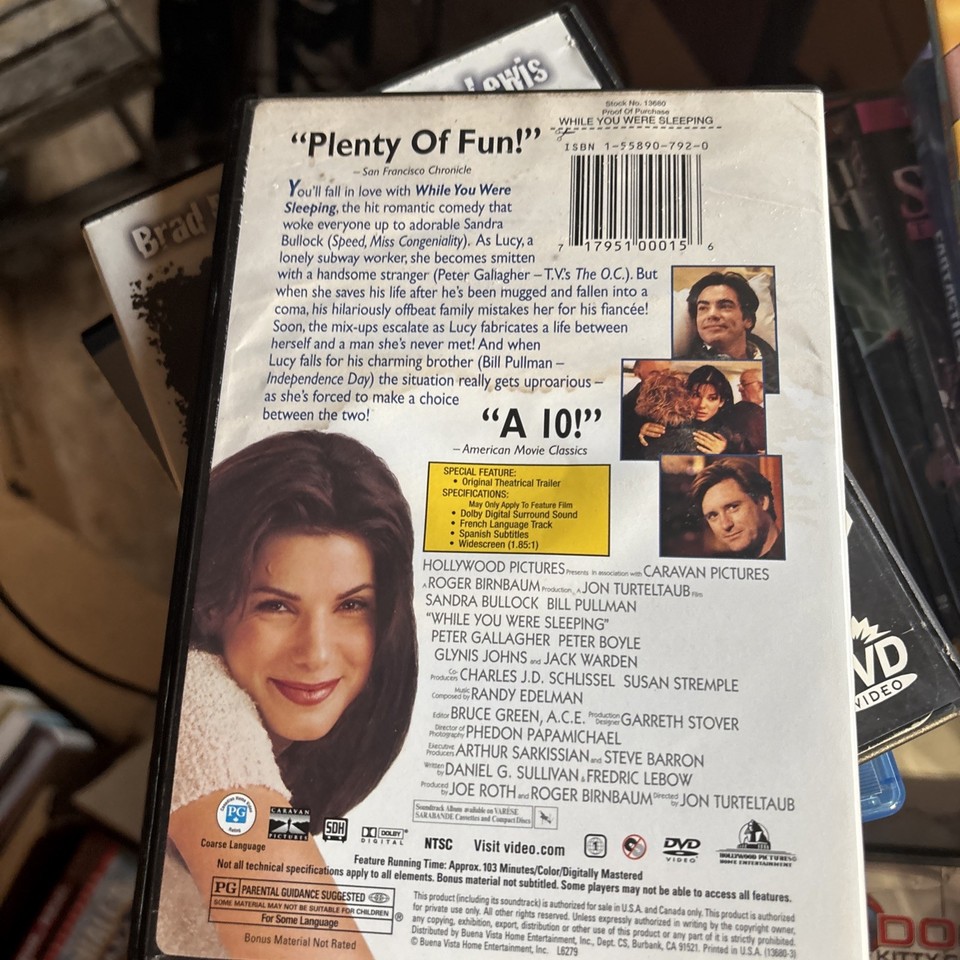 While You Were Sleeping (DVD, 1995) 717951000156| eBay