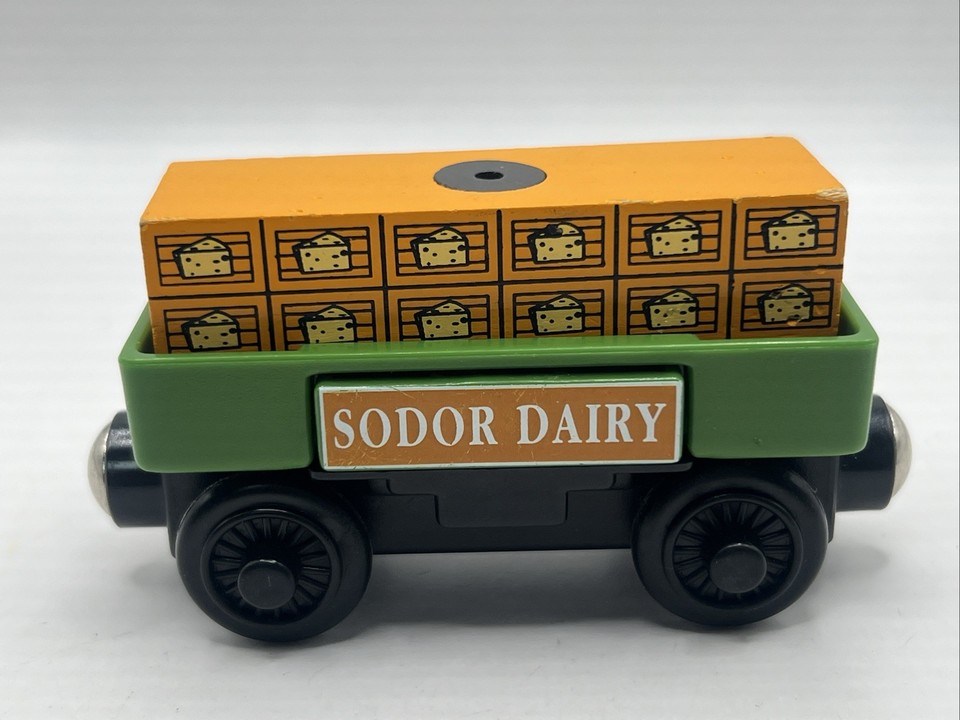 Thomas & Friends Wooden Train CHEESE COVERED THOMAS & LAUNCHING CHEESE ...