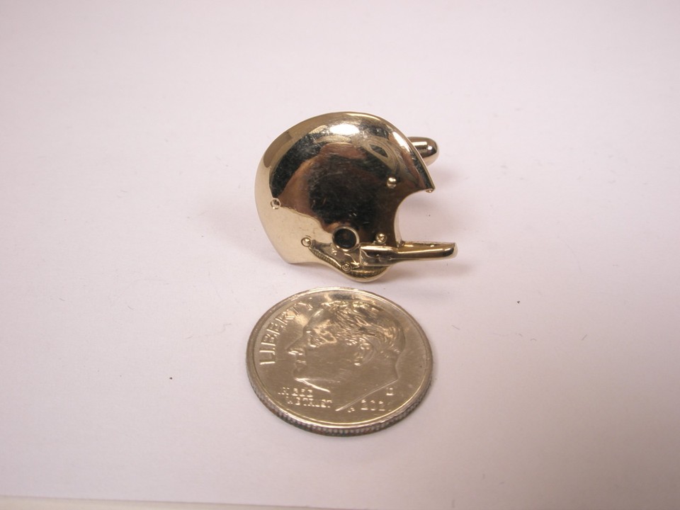 Football Helmet SINGLE Vintage HICKOK Cuff Link replacement lost/broken ...