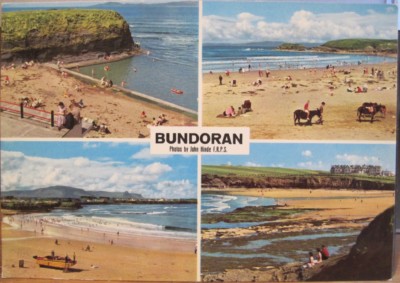 Irish Postcard BUNDORAN Beach Multiview Sligo Donegal Ireland John ...