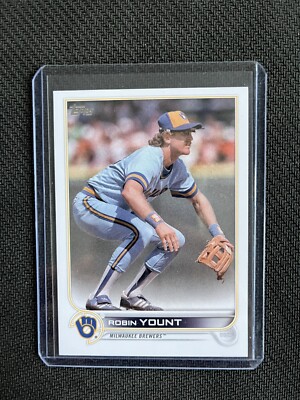 2022 Topps Update Series Robin Yount Short Print SP US19 Milwaukee ...