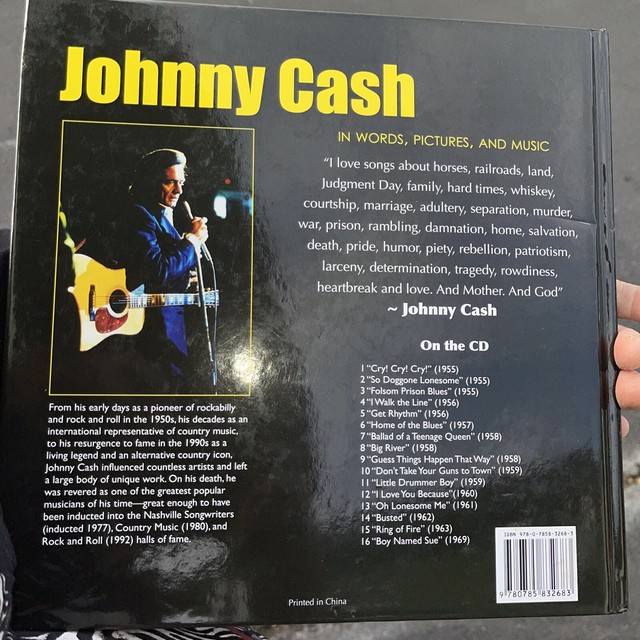 Johnny Cash in Words, Pictures, and Music by Michael Heatley (2015 ...