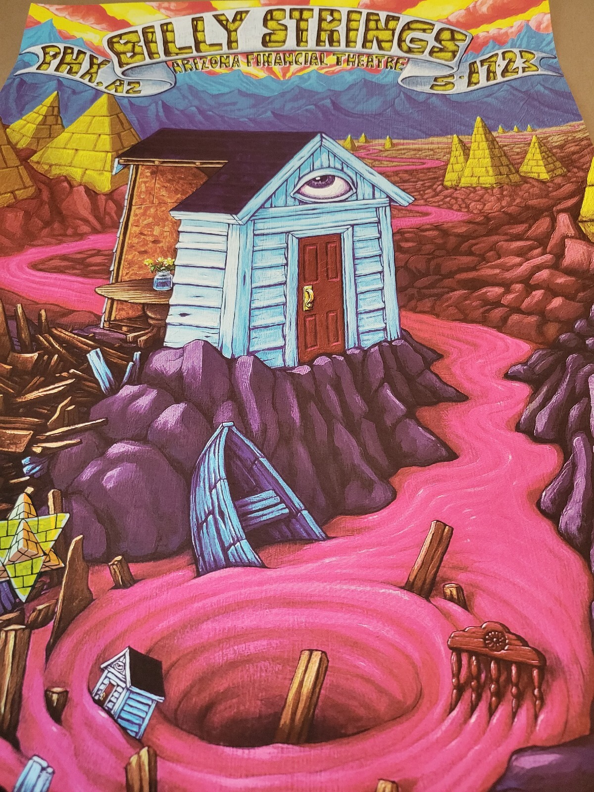 Billy Strings Poster Phoenix 2023 JJ Horner Mint | eBay