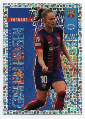 #24 Graham Hansen (FC Barcelona) Topps UEFA Champions League 2024/25 ...