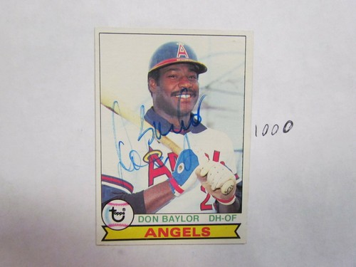 1979 Topps Don Baylor Autographed Signed Baseball Card | eBay