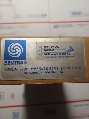 Sentran Load Cell ZB3-750-000 750LBS | eBay