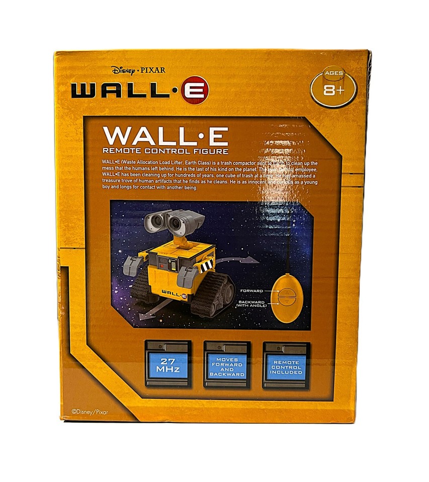 Wall-E Waste Load Lifter Remote Control Robot Figure Disney Pixar Ages ...