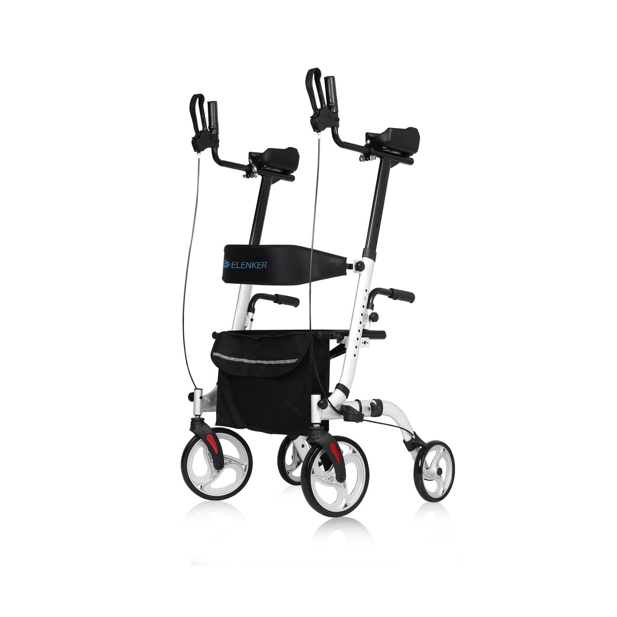 Elenker Walker Upright Rollator Walker Euro Style Stand ELENKER
