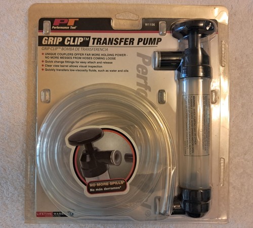 Performance Tool W1156 Grip Clip Transfer Pump Siphon Fluid Pump Air ...
