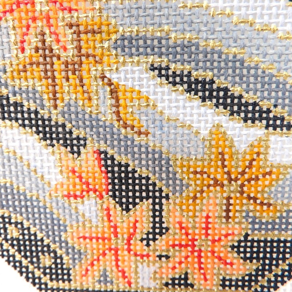 Lee Designs Japanese Design Petite Kimono Needlepoint Canvas Hand ...