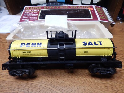 K-LINE K-6325 PENN SALT TANK CAR USED IN BOX O SCALE LQQK | eBay