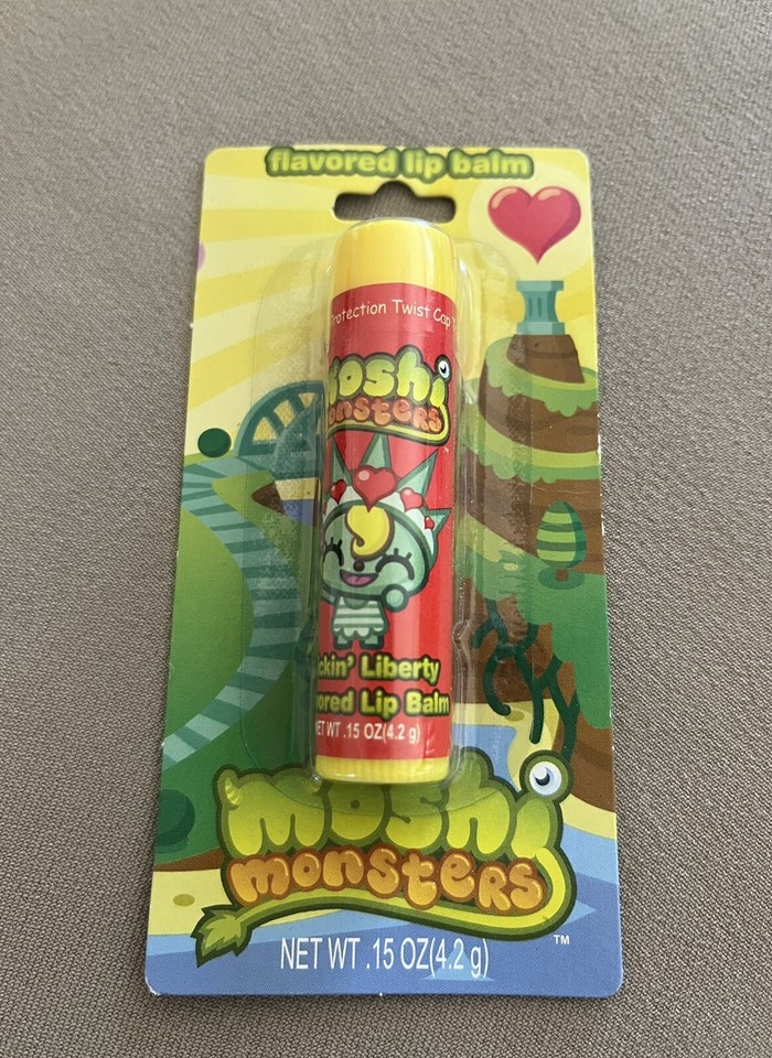 .15 Oz. Moshi Monsters “Lickin’ Liberty” Flavored Lip Balm, Brand New ...