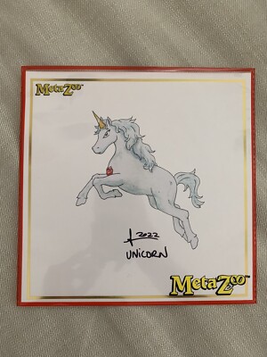 Metazoo Kickstarter Artist Signed Art Print Unicorn 12 /35 | eBay