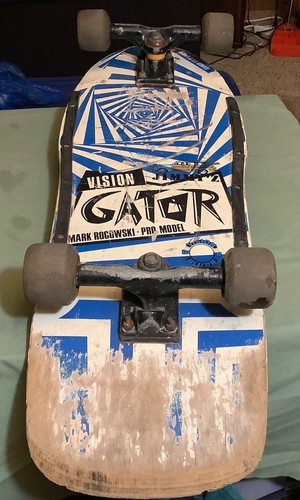 1980's VISION GATOR MARK ROGOWSKI PRO MODEL SKATEBOARD: GULL WINGS ...