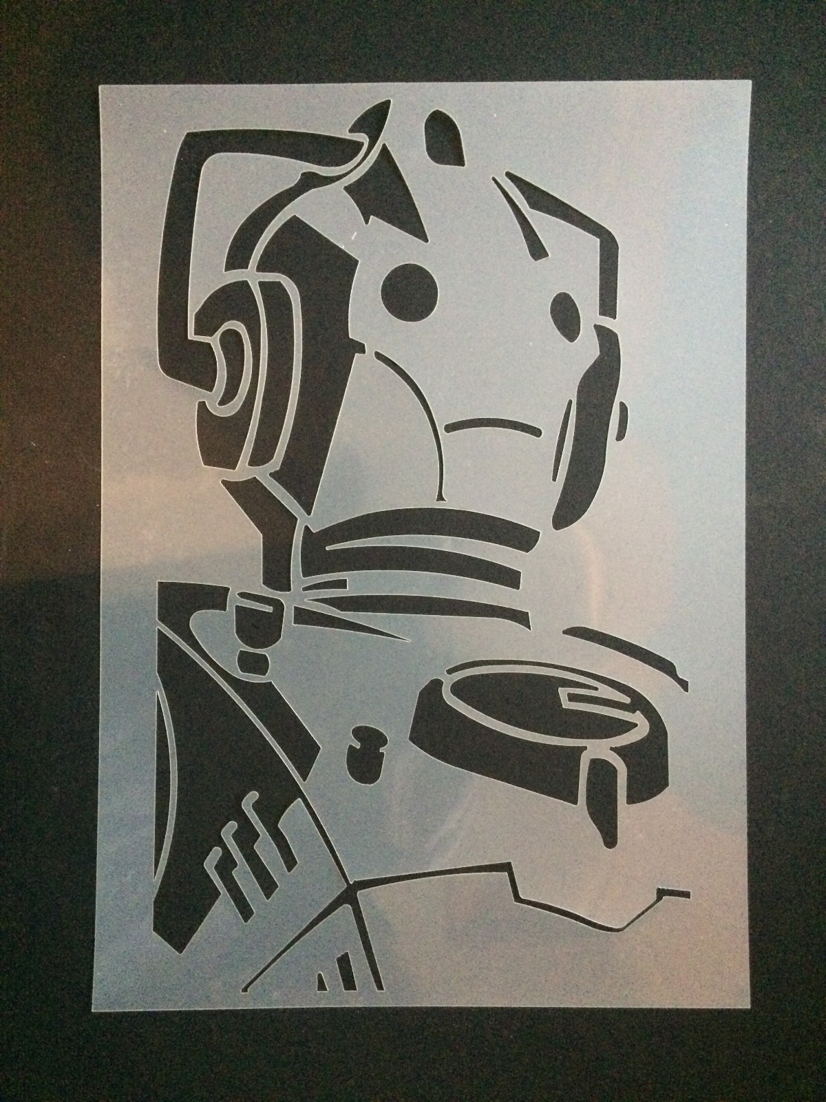 Cyberman Stencil