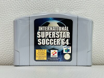 Korea Konami International Superstar Soccer Nintendo 64 N64 Hyundai ...