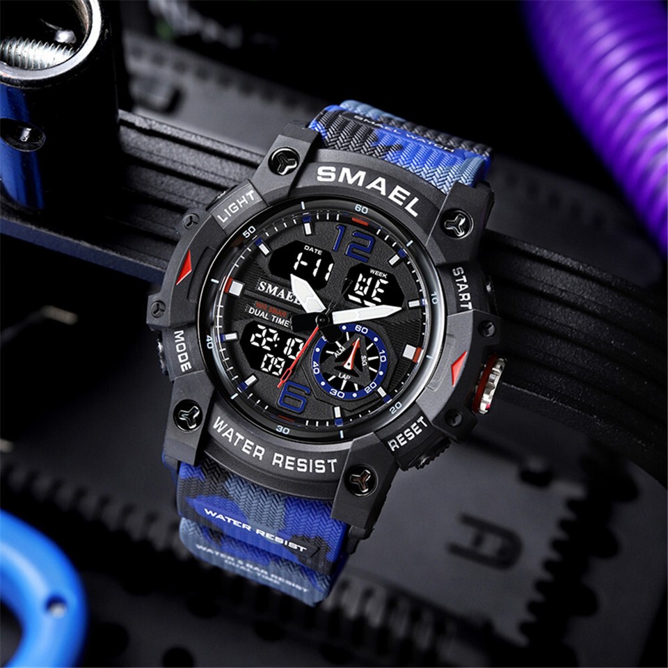 SMAEL Sport Watch Men Camouflage Watches Outdoor Digital Wristwatch ...
