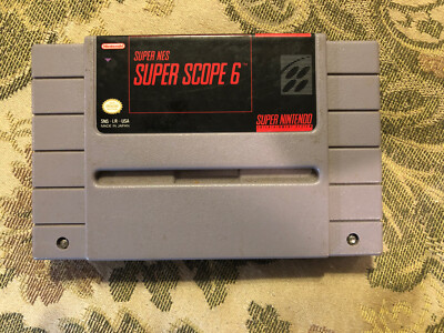 Super Nintendo Super Scope 6 Game (Super Nintendo - SNES 1992 ...