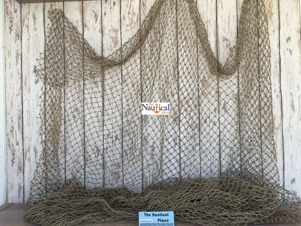 Authentic Fishing Net, Old Vintage Netting, Decorative Used Fish Net ...