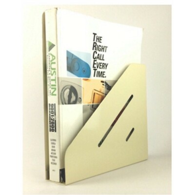 Single Open-Ended Steel Wall File Folder Pocket, ALMOND, Model PO-101 ...