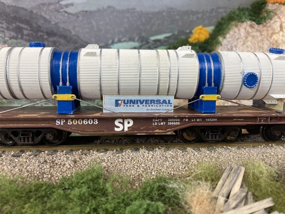 46' Pressure Vessel Railcar Load (1:43rd-O Scale) | eBay
